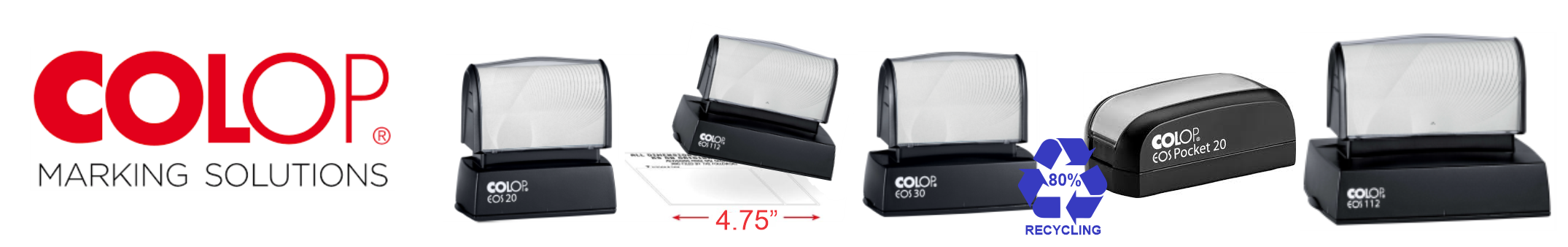 Colop Pre inked Stamps