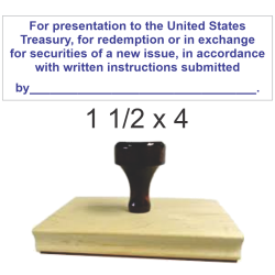 Restrictive Endorsement Stamps | Treasury Securities