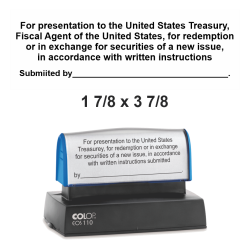 Restrictive Endorsement Stamps | Treasury Securities